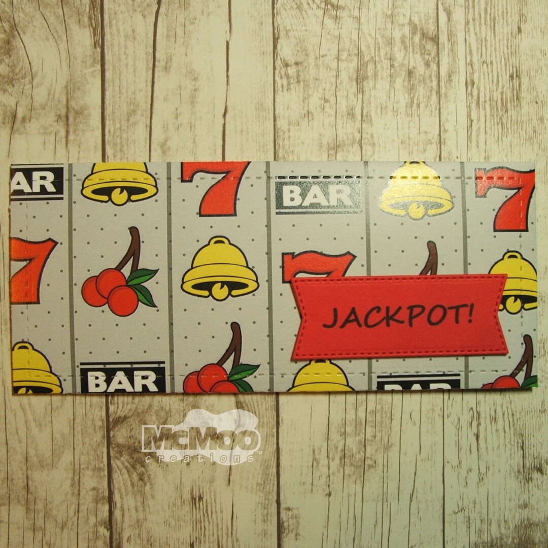 Jackpot Cash Envelope. Cash Envelope. Casino Theme Cash Envelope. - Etsy