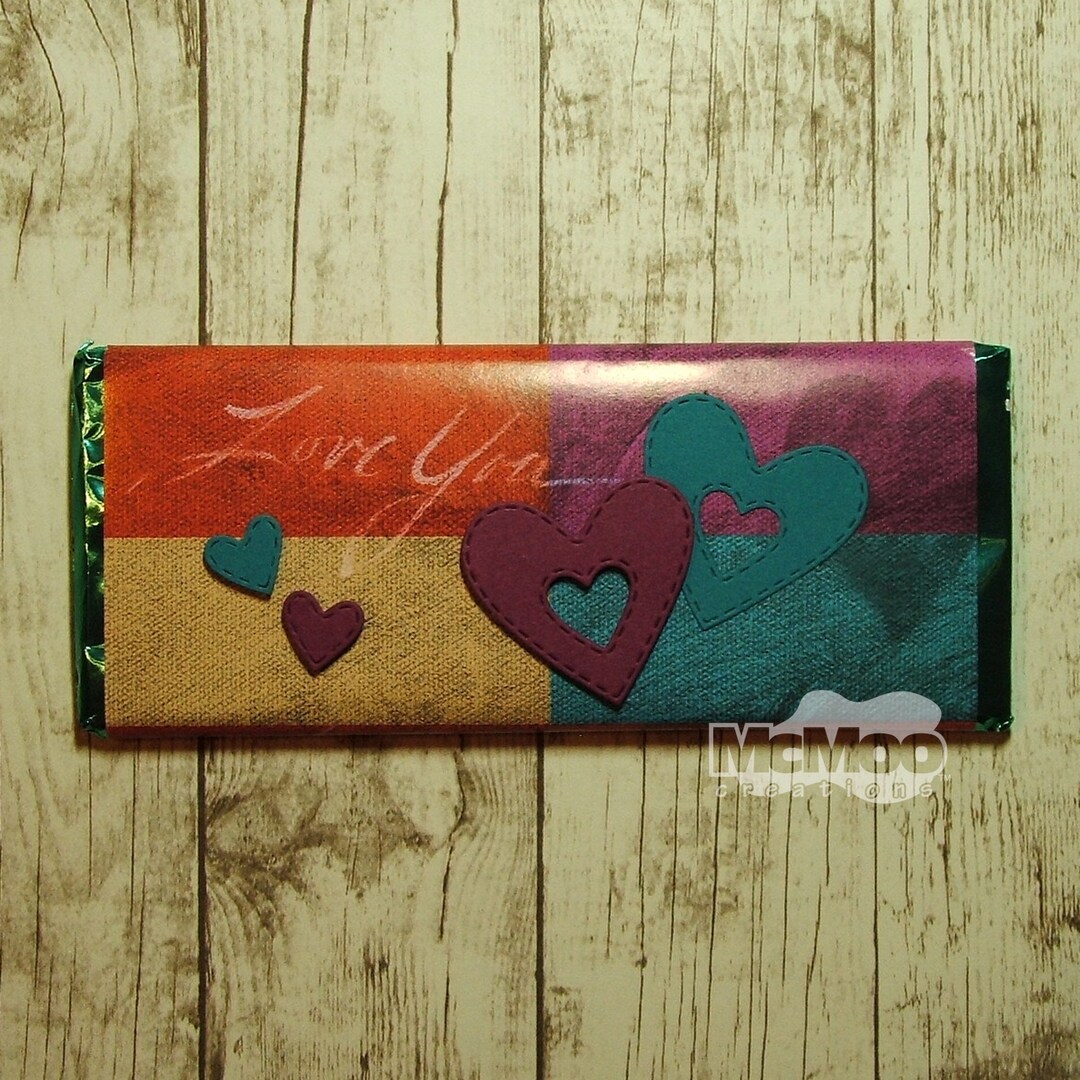 Love You Candy Bar Wrapper. Valentine Candy Bar Wrapper. Candy Bar ...