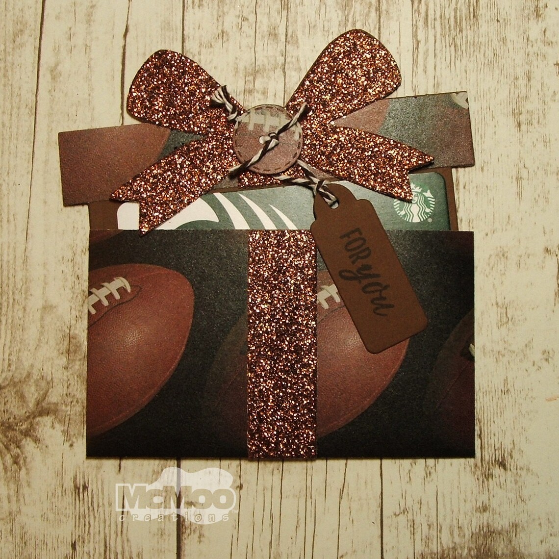 Football Gift Card Holder. Gift Card Present. Gift Card Holder. - Etsy