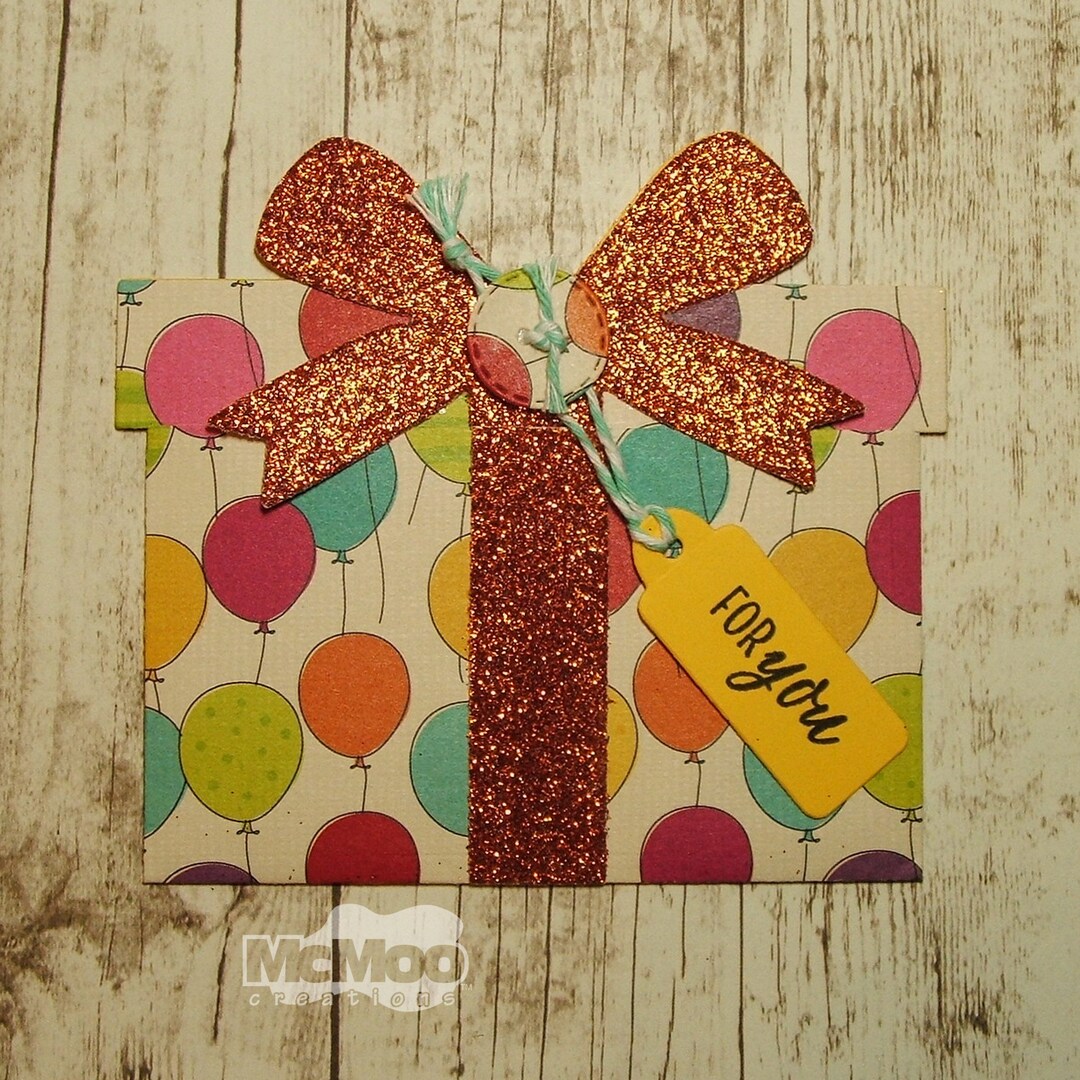 Balloons Gift Card Holder. Gift Card Present. Gift Card Holder ...