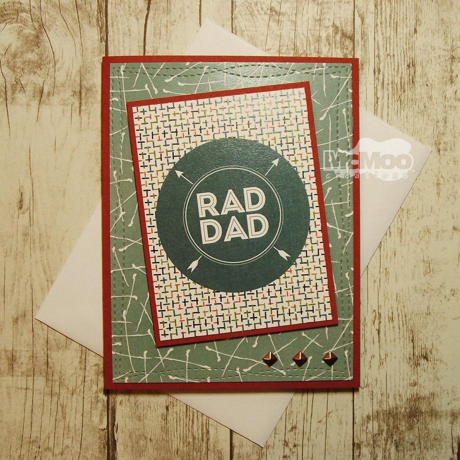 Rad Dad Card. Handmade Masculine Birthday Card. Father's Day Card. - Etsy
