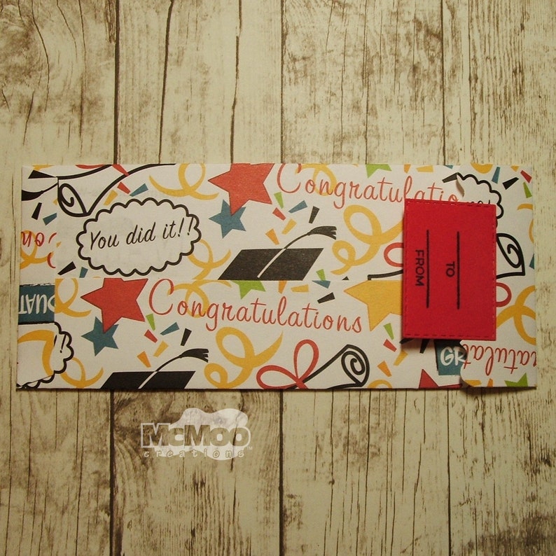 Graduation Congratulations Cash Envelope. Cash Envelope. | Etsy