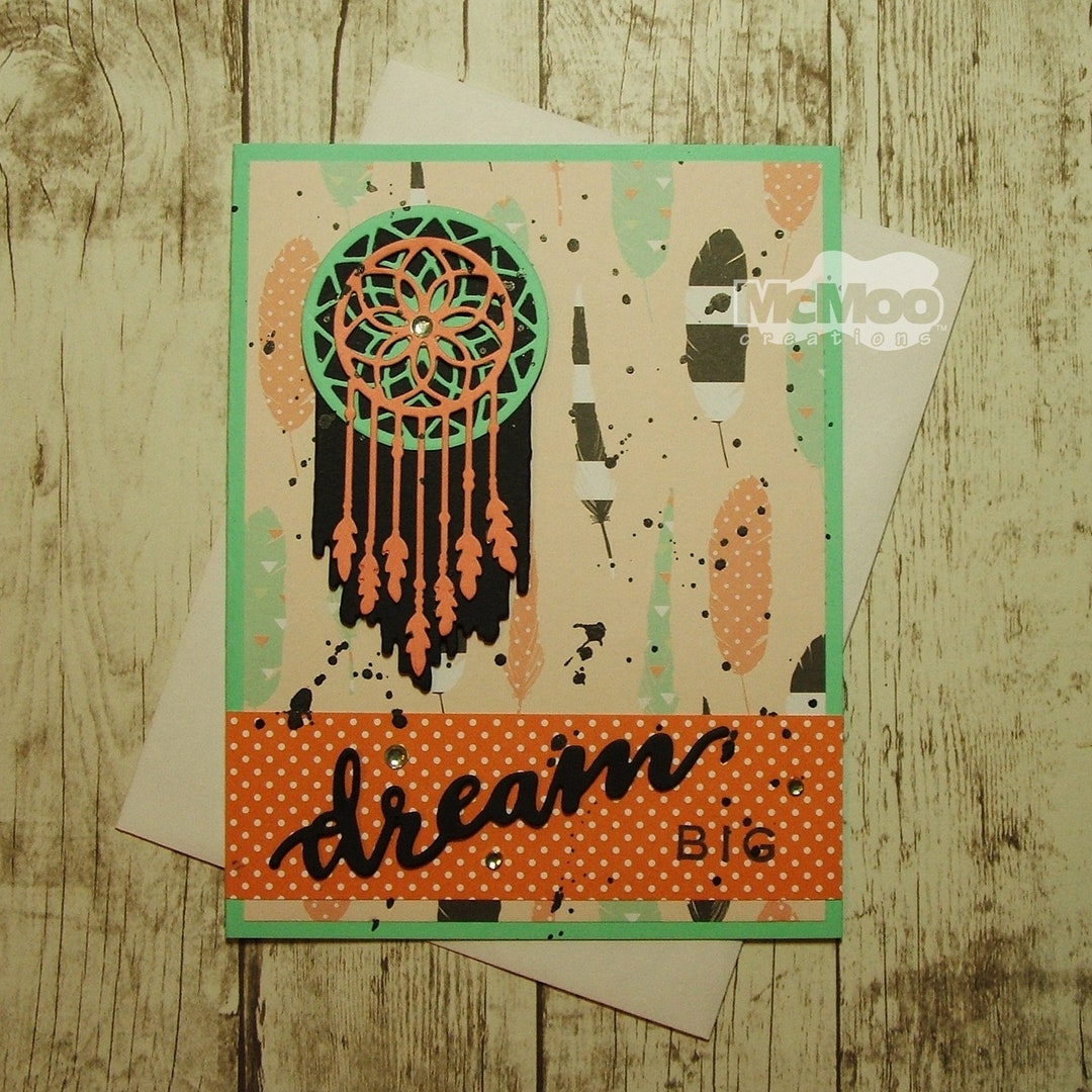 Dream Big Card. Southwest Greeting Card. Dream Catcher. - Etsy