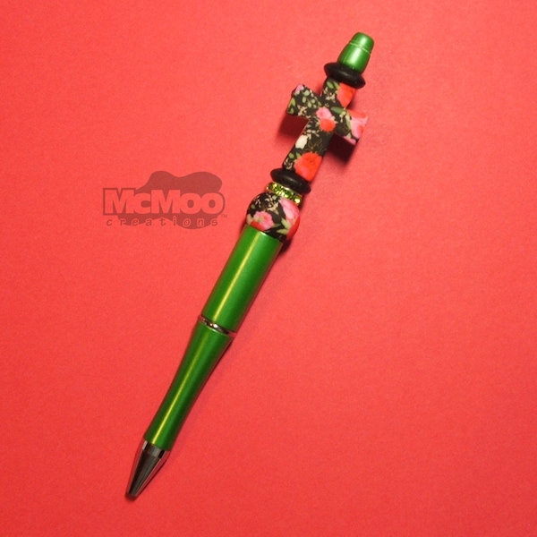 Cross Rose Pen - Etsy