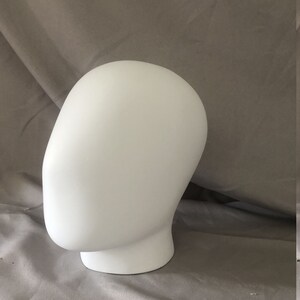 Free Standing White Matte Head Size 54cm Male Mannequin Head Trevor - Etsy