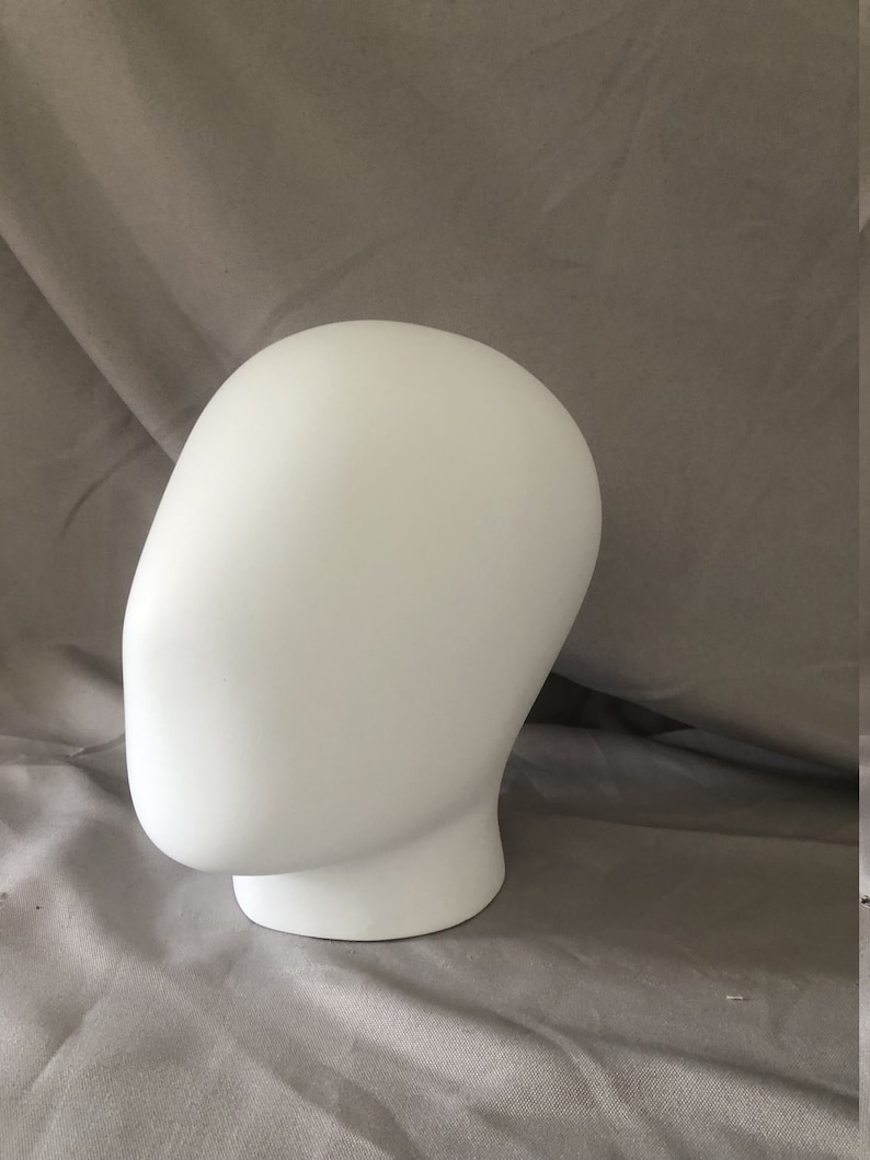 Free Standing White Matte Head Size 54cm Male Mannequin Head Trevor - Etsy