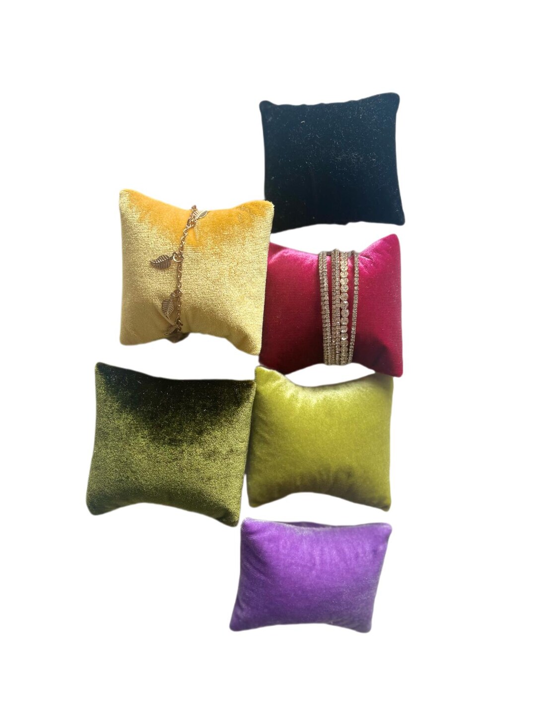 Personalized Colors 8pcs/set Velvet Bracelet Watch Display Pillows BP01 ...