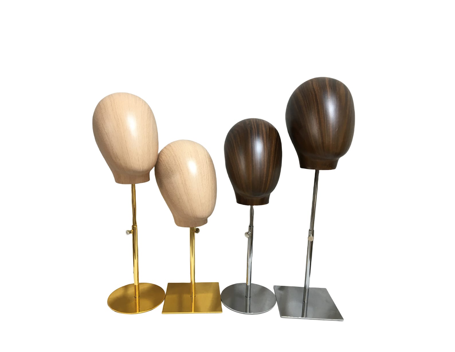 Adjustable Base Wooden Female Mannequin Head Veronica - Etsy
