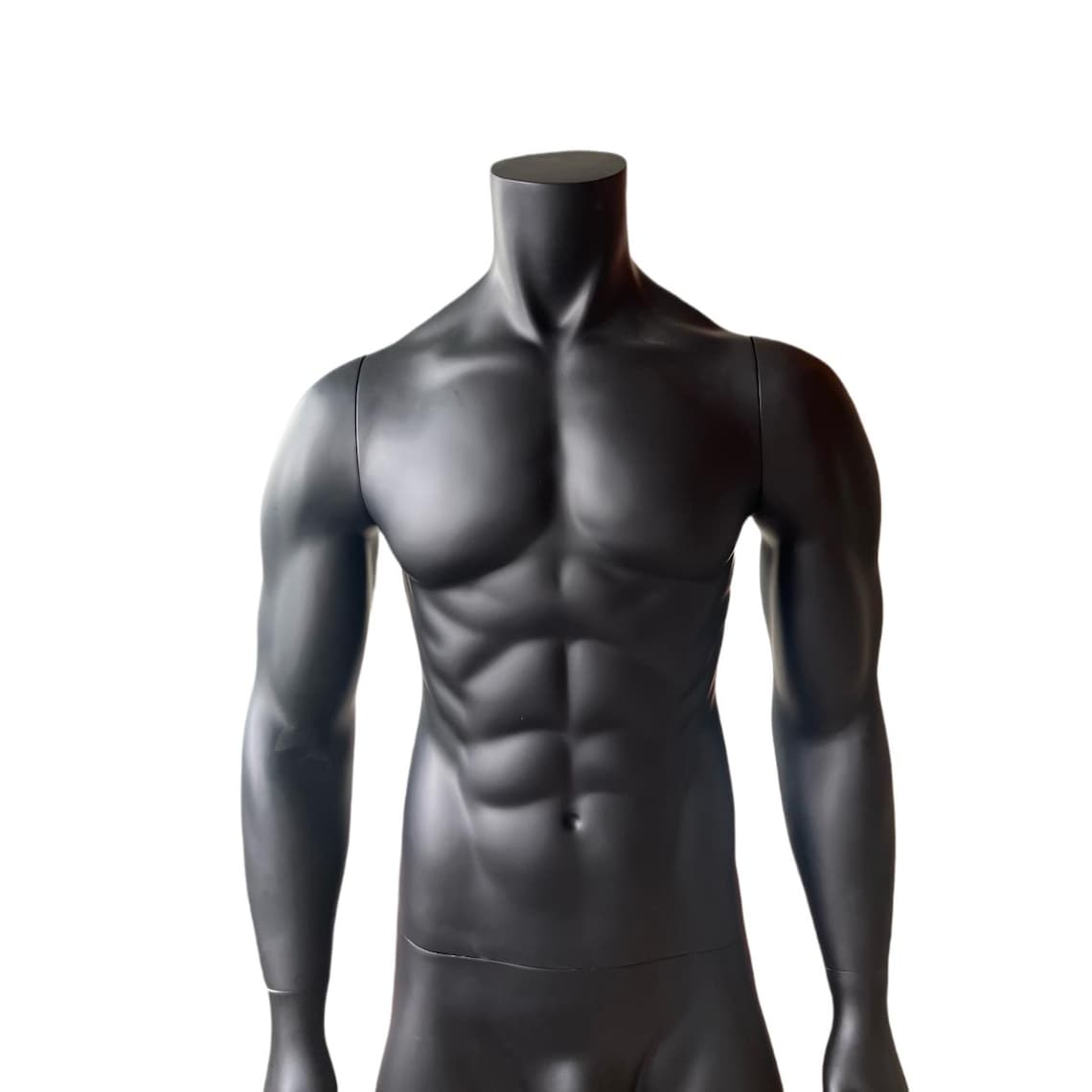Black Matte Color Full Body Sports Athletic Muscle Body Building Male ...