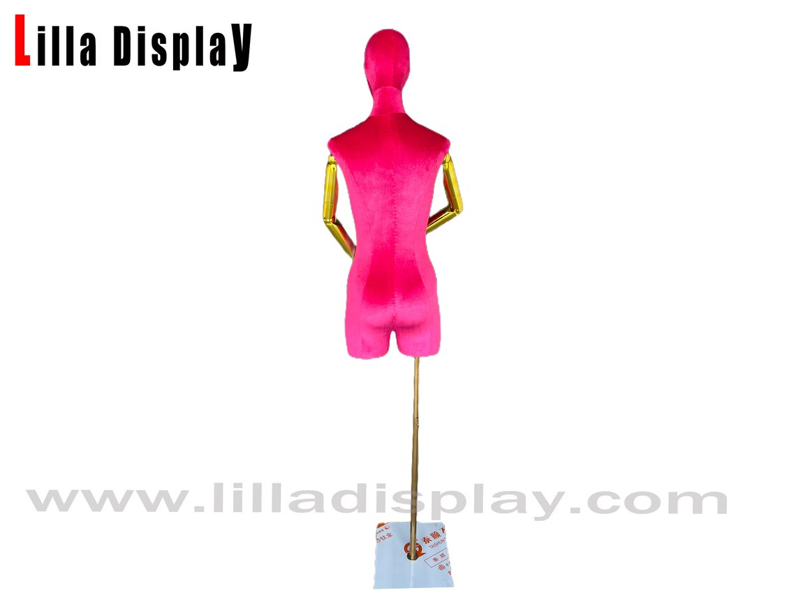 Adjustable Gold Base BIG PLUS SIZE Hot Pink Female Mannequin - Etsy