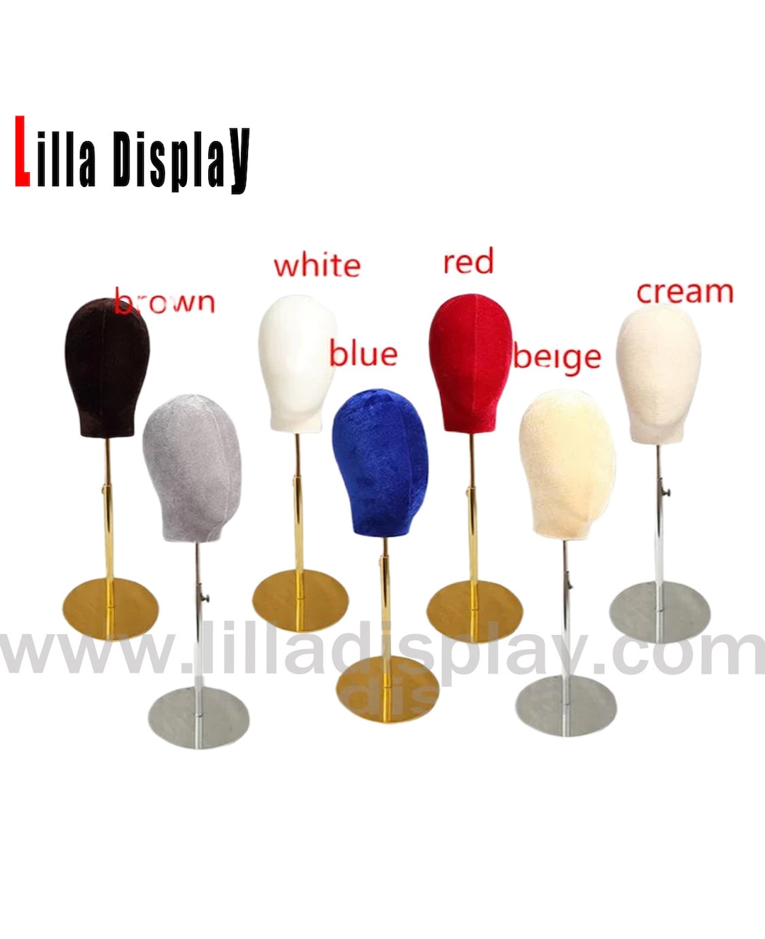 Pinnable Personalized 99 Colors Adjustable Gold Base Female Mannequin ...