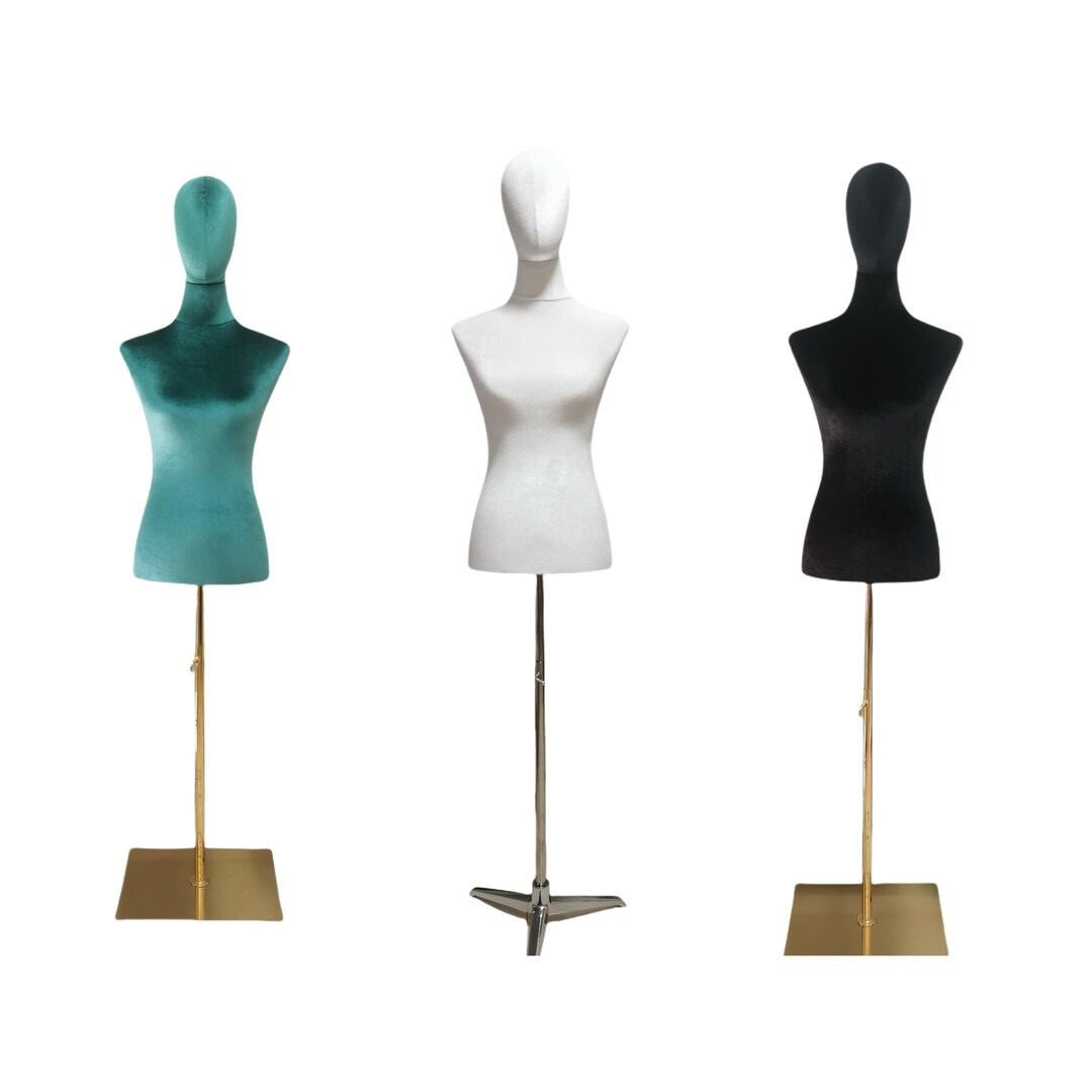 Teal Color M/L Size Female Mannequin Dress Form Emily - Etsy