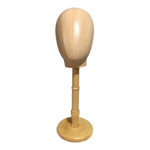Wooden Base Wooden Female Mannequin Head Matilda - Etsy