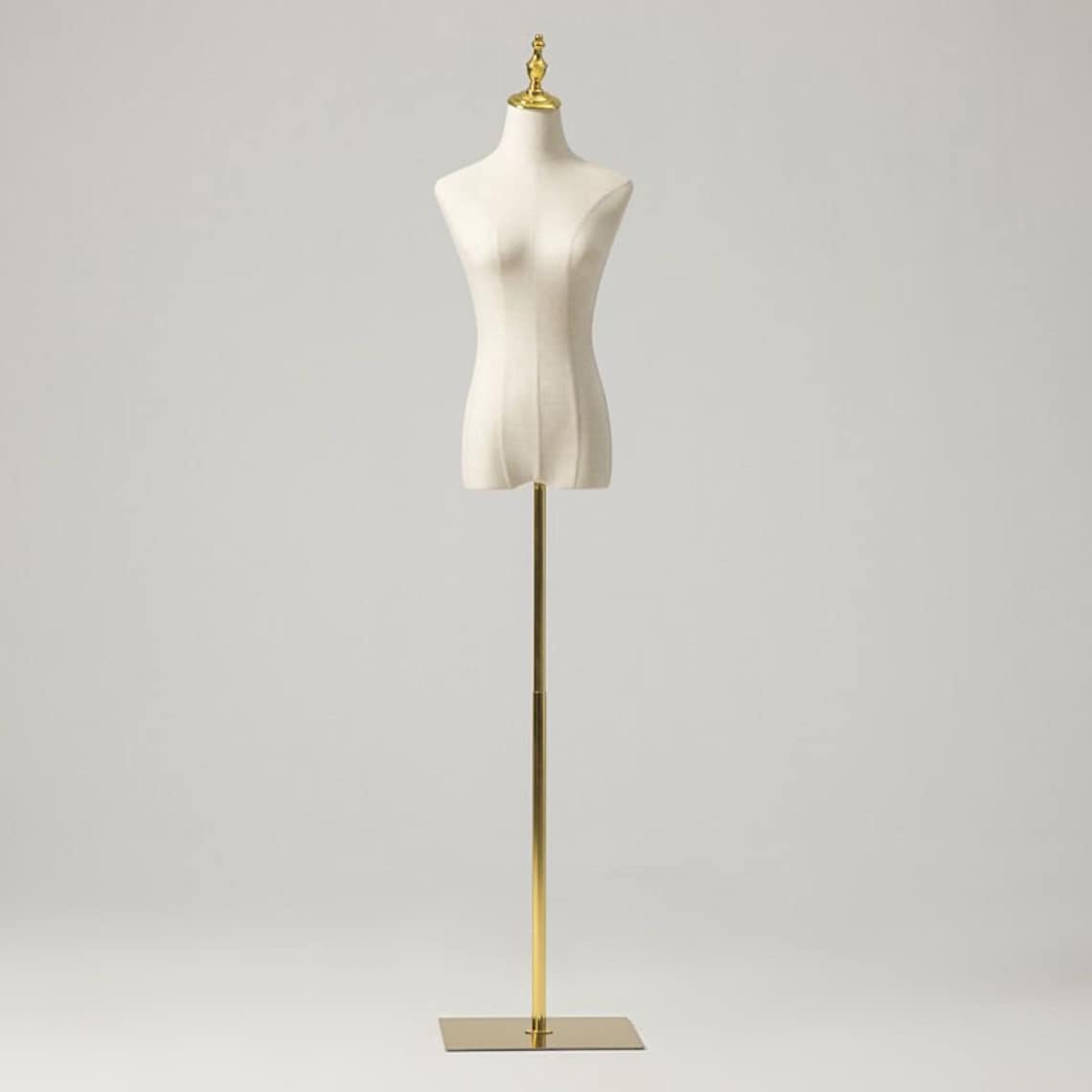 Economy Wooden Articulated Arms Adjustable Base Natural Linen | Etsy