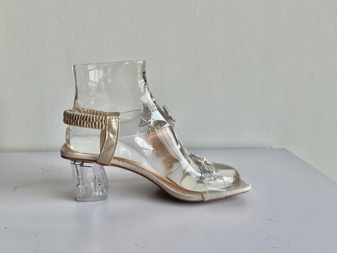 Clear Resin Transparent Plexi Display Female Mannequin Foot Form for ...