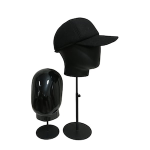 Adjustable Black Base Black Color Male Mannequin Head Trevor - Etsy