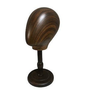 Wooden Base Wooden Female Mannequin Head Matilda - Etsy