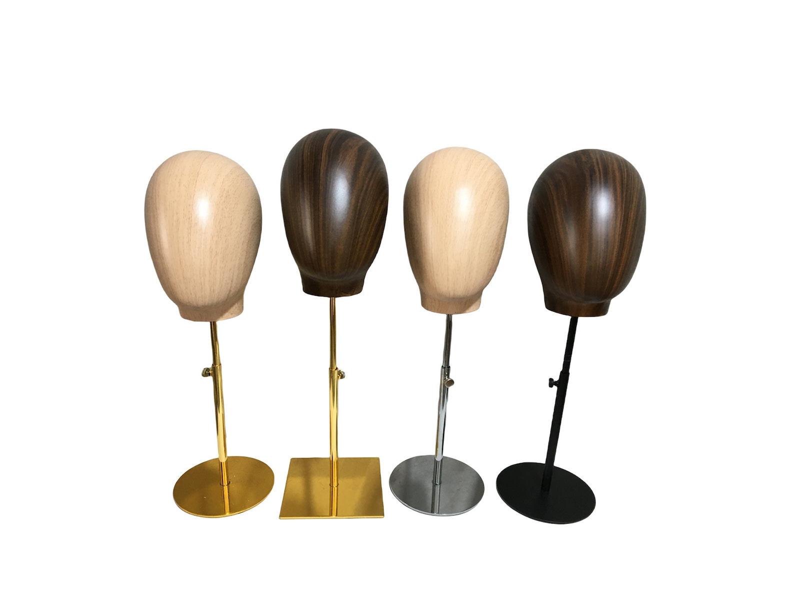 Adjustable Base Wooden Female Mannequin Head Veronica - Etsy