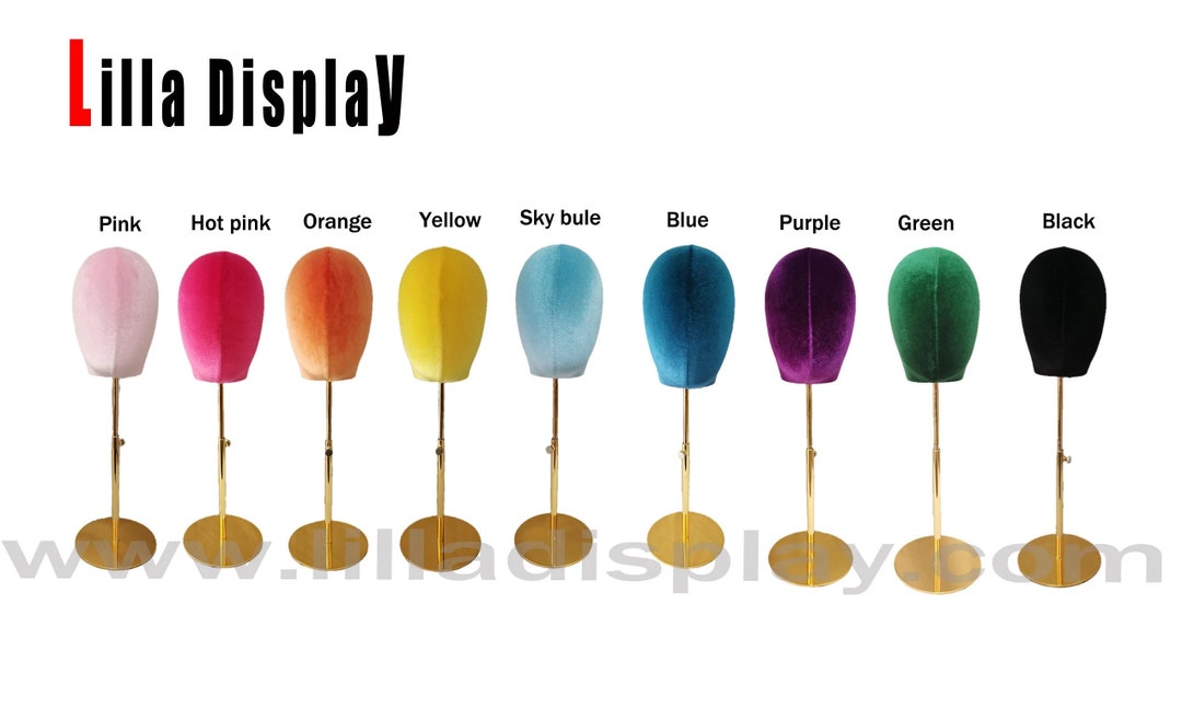 Personalized 99 Colors Economy Adjustable Gold Base Colored Velvet ...