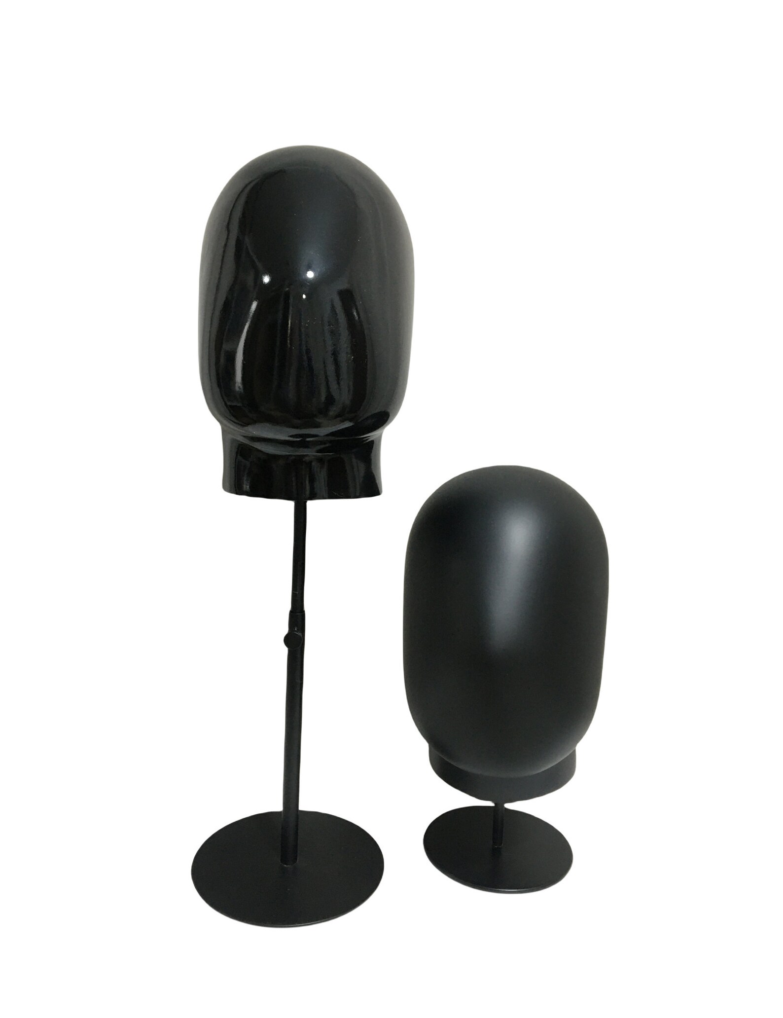 Adjustable Black Base Black Color Male Mannequin Head Trevor - Etsy