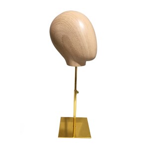 Adjustable Base Wooden Female Mannequin Head Veronica - Etsy