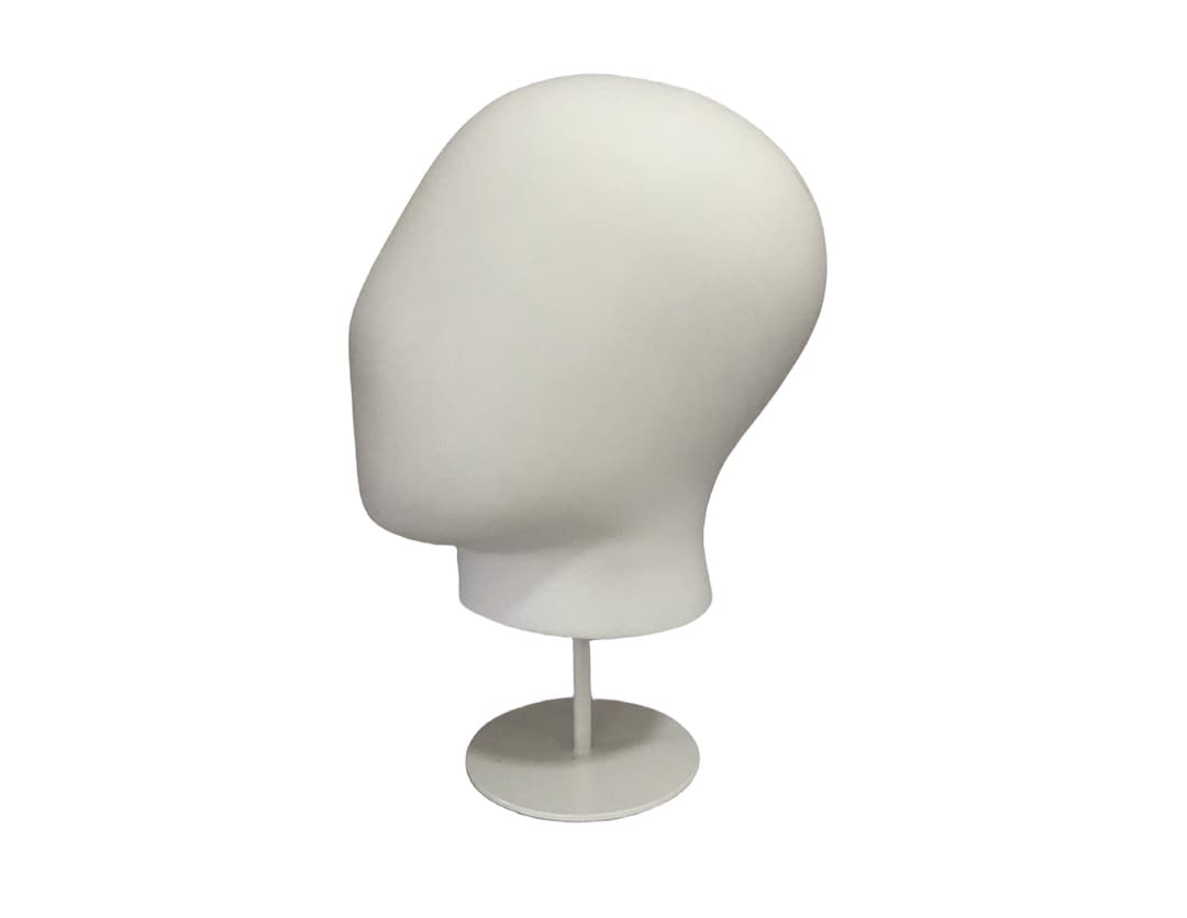 Free Standing White Matte Head Size 54cm Male Mannequin Head Trevor - Etsy