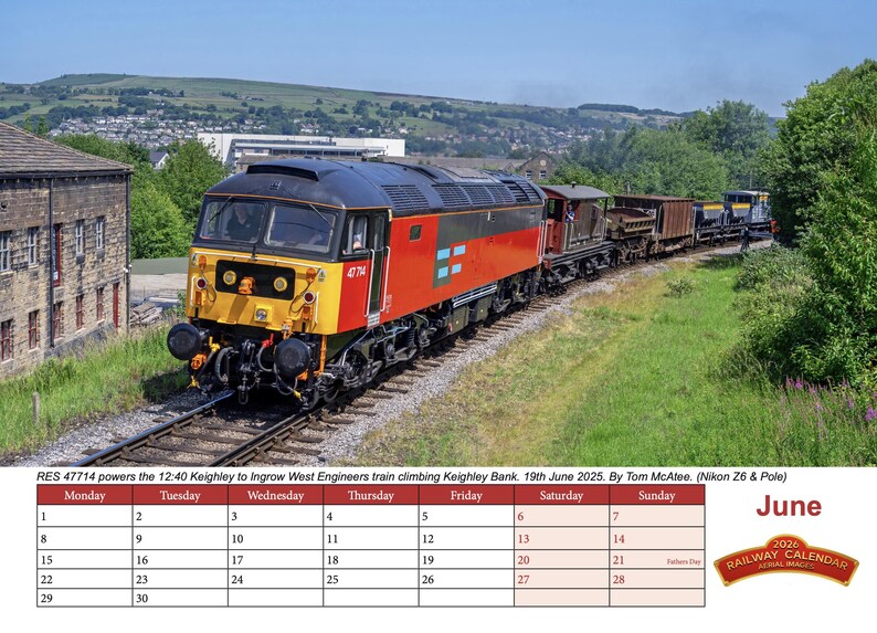 2026 Railway Calendar, Modern & Heritage Traction Diesel Locomotives ...