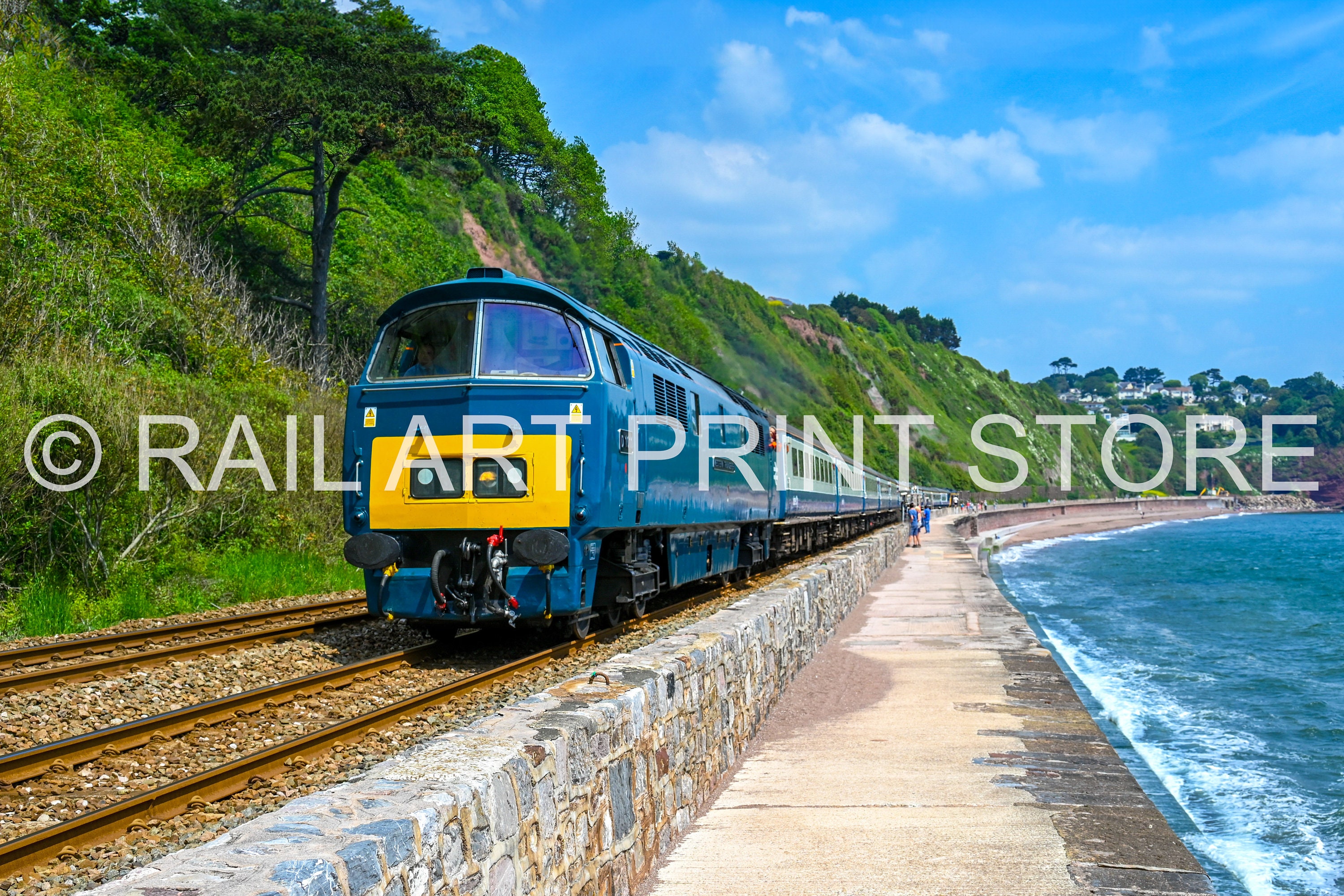 D1015 Western Champion, Teignmouth Sea Wall,devon. - Etsy