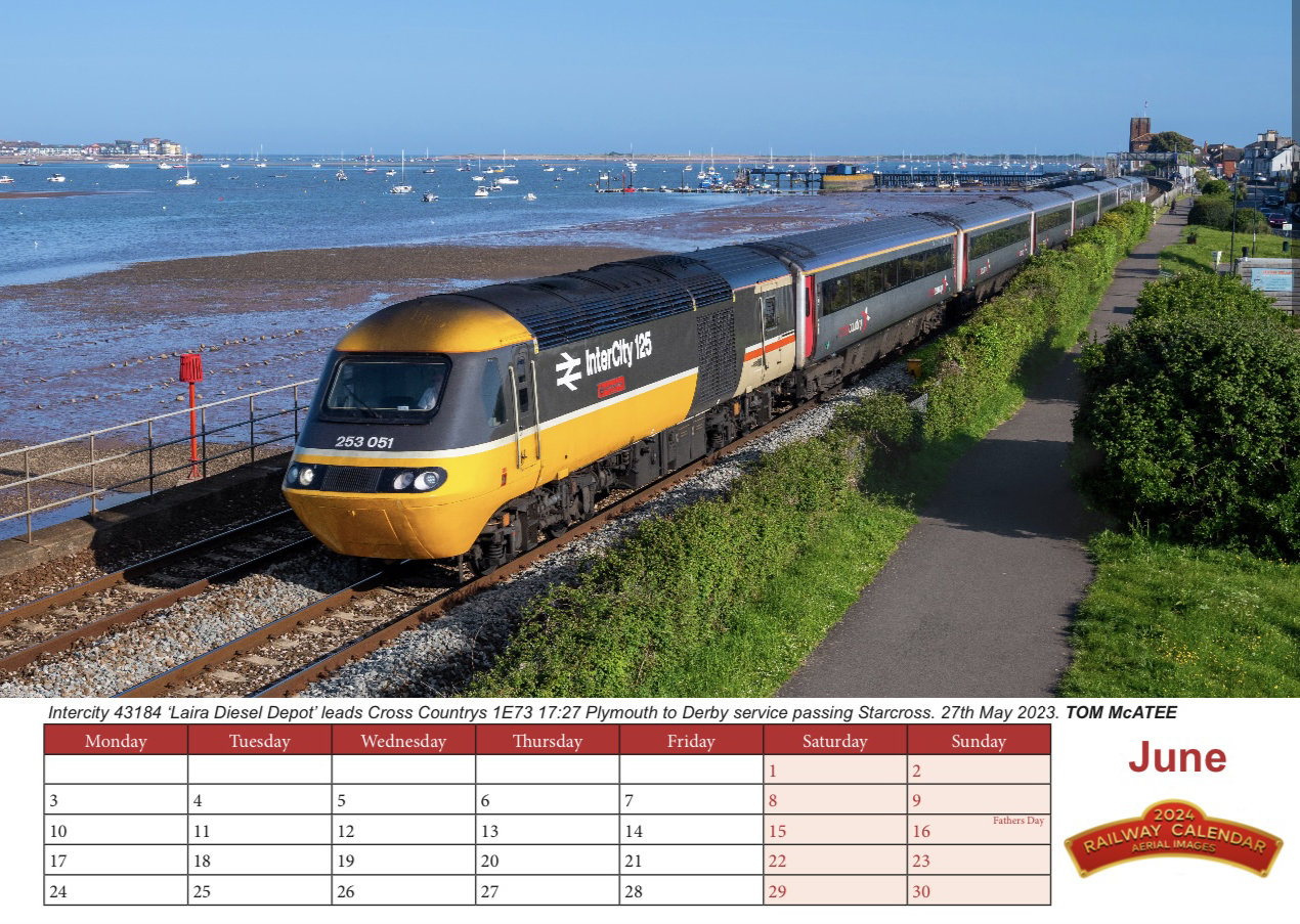 2024 Railway Calendar Aerial Images, Christmas Gifts, Railwayana FREE ...