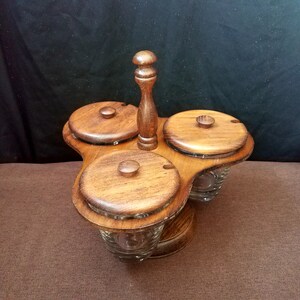 Retro Wooden Condiment Server, 1968 Styson Relish Caddy - Etsy