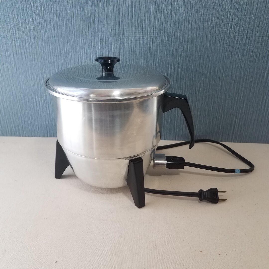 Vintage Rocket Mirro Electric Popcorn Popper, 8 Cup Kettlecorn Popcorn ...