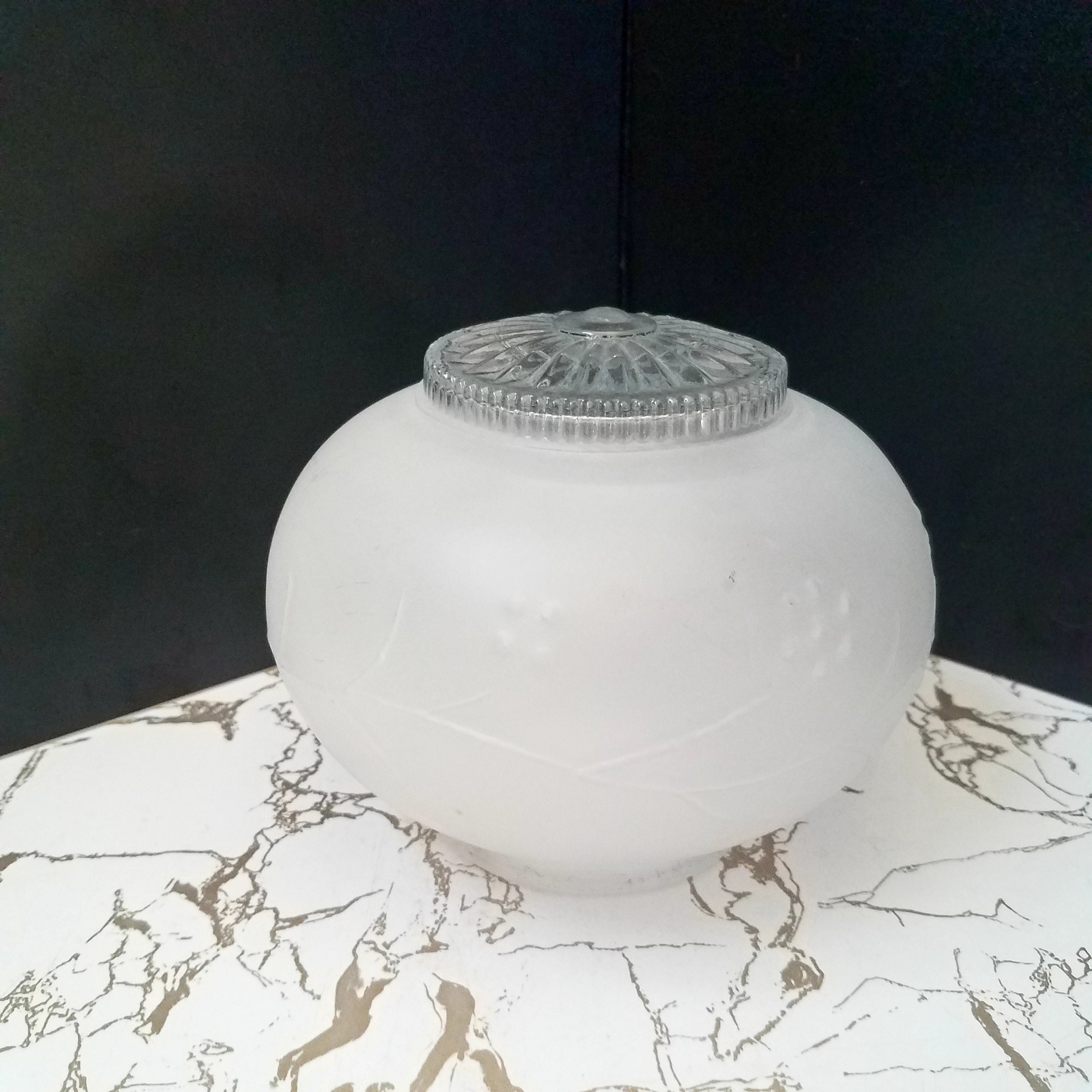 Vintage Replacement Glass Ceiling Fixture Globe Frosted Glass - Etsy