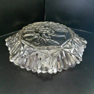 Vintage 11 Inch Pie Plate, Fluted Orchard Fruit Glass Pie Plate ...