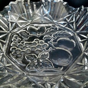 Vintage 11 Inch Pie Plate, Fluted Orchard Fruit Glass Pie Plate ...