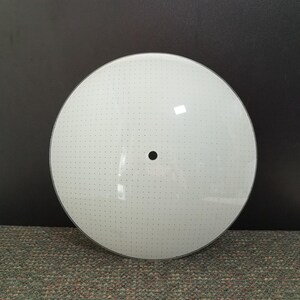 White Polka Dot Round Ceiling Light Cover, 11.5 Inch, Retro Ceiling ...