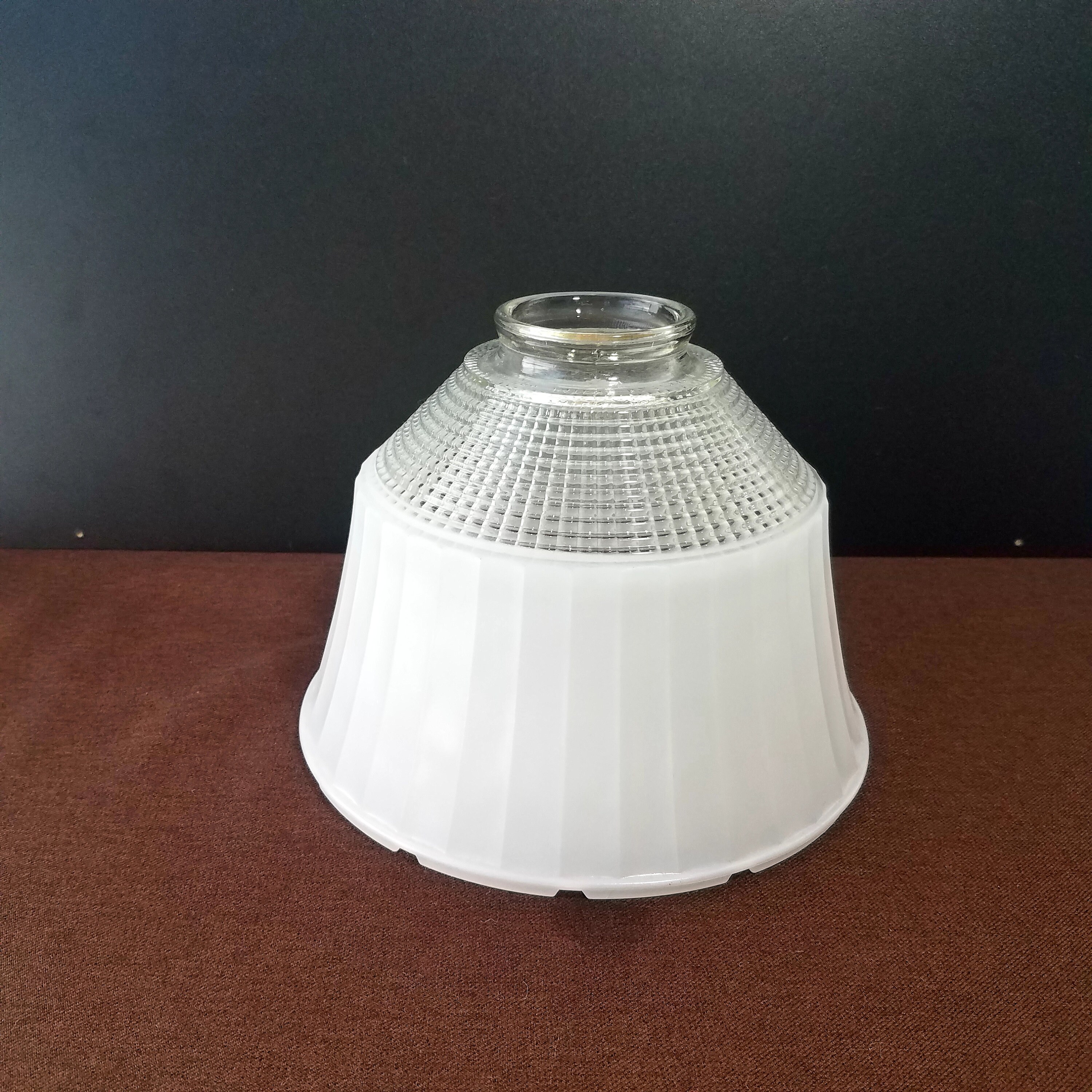 Vintage Notched 6 Glass Torchiere Shade 2.5 Inch - Etsy