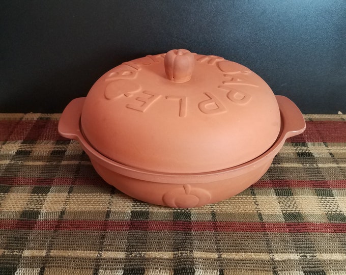 Terra Cotta Apple Baker, Clay Dutch Oven, Terra Cotta Clay Cooker, - Etsy