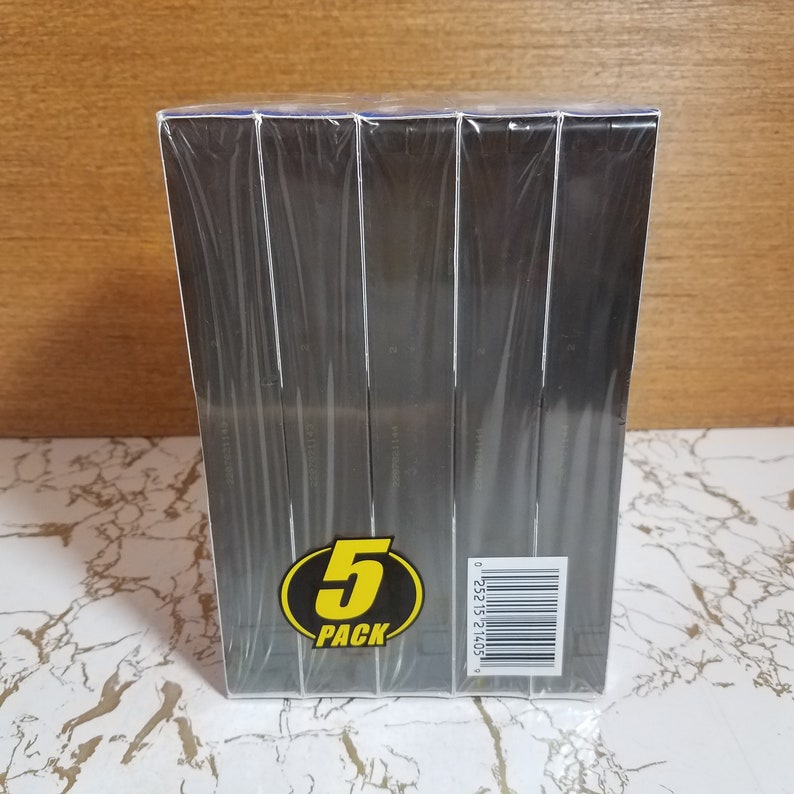 Set of 5 Blank VHS Tapes New in Packaging 2 Hour VHS Tapes - Etsy