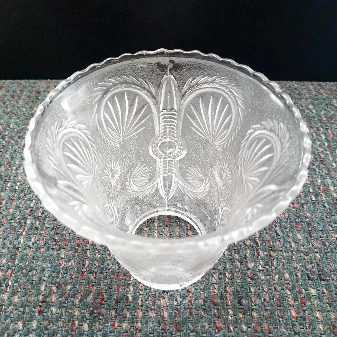 Dimpled Clear Glass Pendant Shades, 2.25 Inch Fitter, Dimpled Glass ...