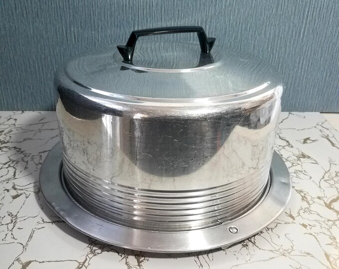 MCM Regal Aluminum Cake Carrier, Latch Style Cake Carrier, Covered Cake ...