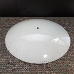 White Polka Dot Round Ceiling Light Cover, 11.5 Inch, Retro Ceiling ...