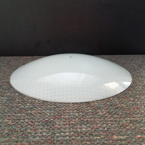 White Polka Dot Round Ceiling Light Cover, 11.5 Inch, Retro Ceiling ...