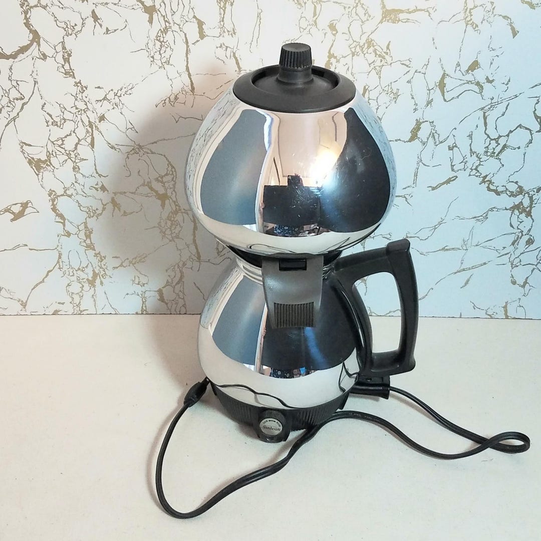 Vintage Sunbeam Electric Vacuum Coffee Maker, Brew and Warm Settings ...