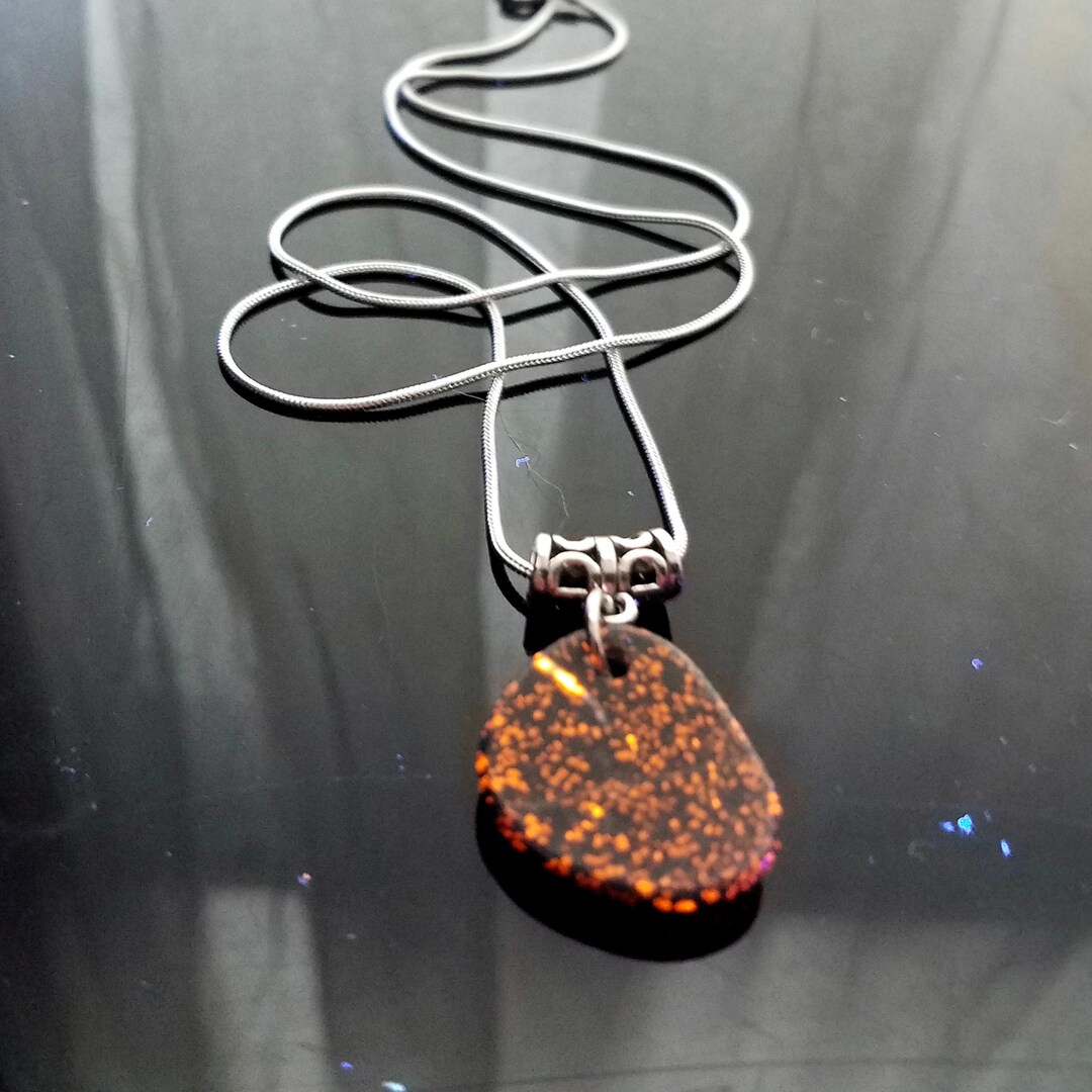 Black and Beautiful Yooperlite Necklace. Fluorescent Sodalite. FREE ...