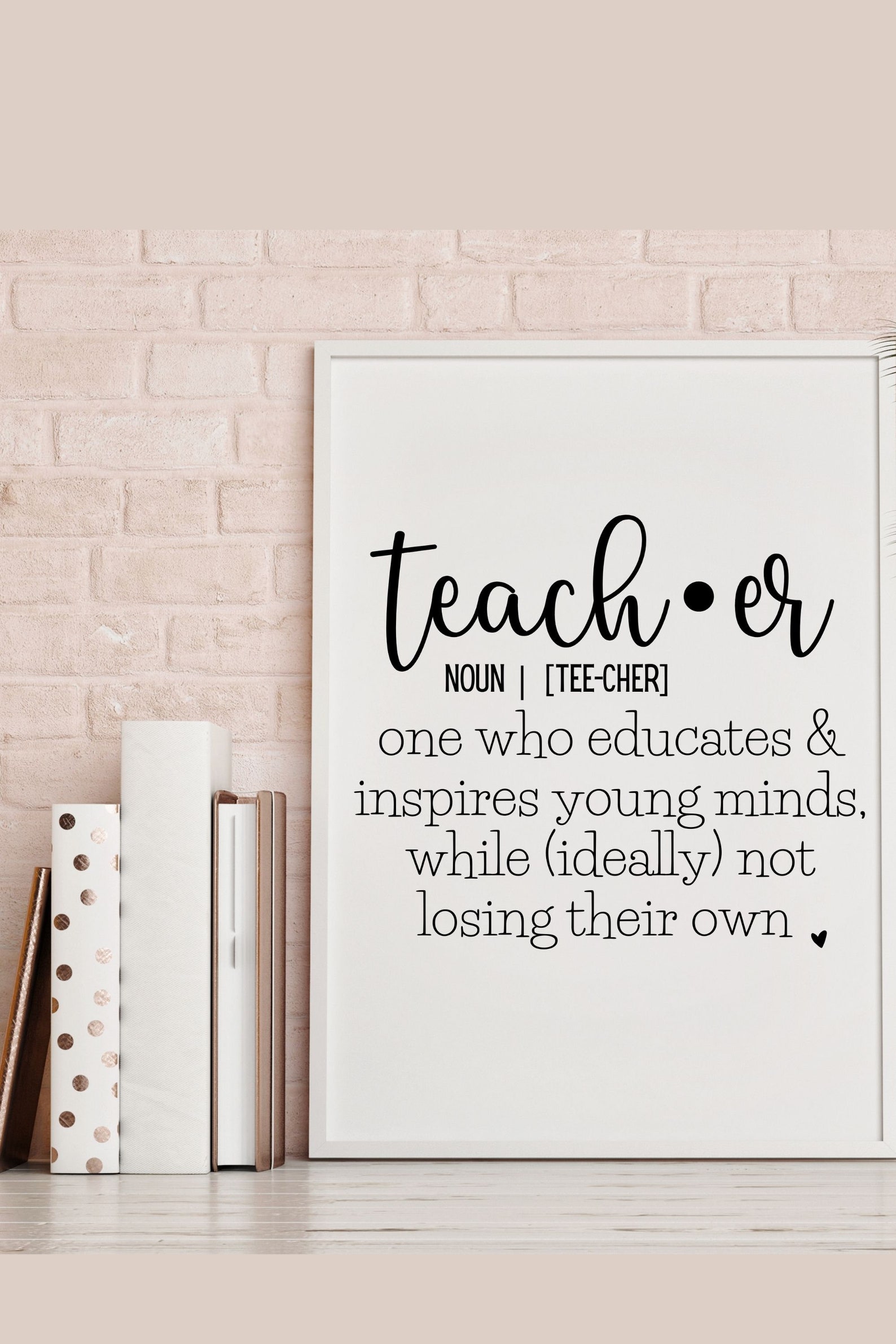 Teacher Definition Print, Dictionary Style, Educator Gift (digital ...