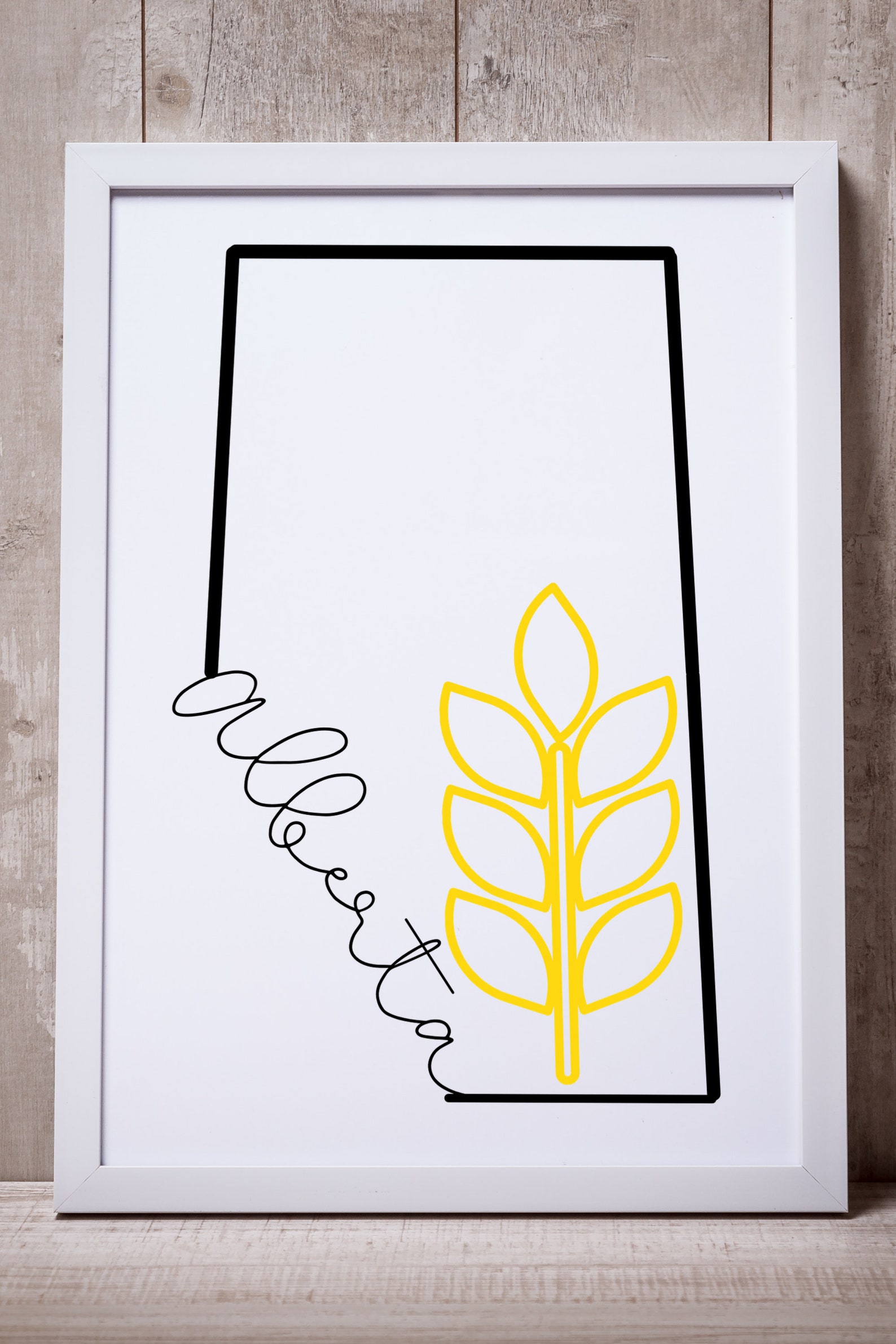 Alberta, Canada Wheat Field, Alberta Map, Alberta Wheat, Digital ...