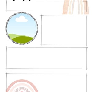 Meet the Teacher Newsletter Templates, EDIT IN CANVA, Boho Rainbow and ...
