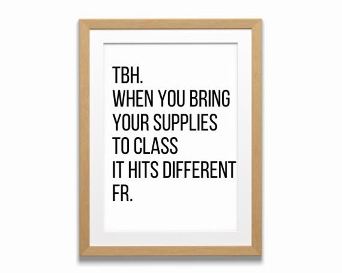 High School Classroom Posters, Gen-z Slang, Funny Teacher Posters - Etsy