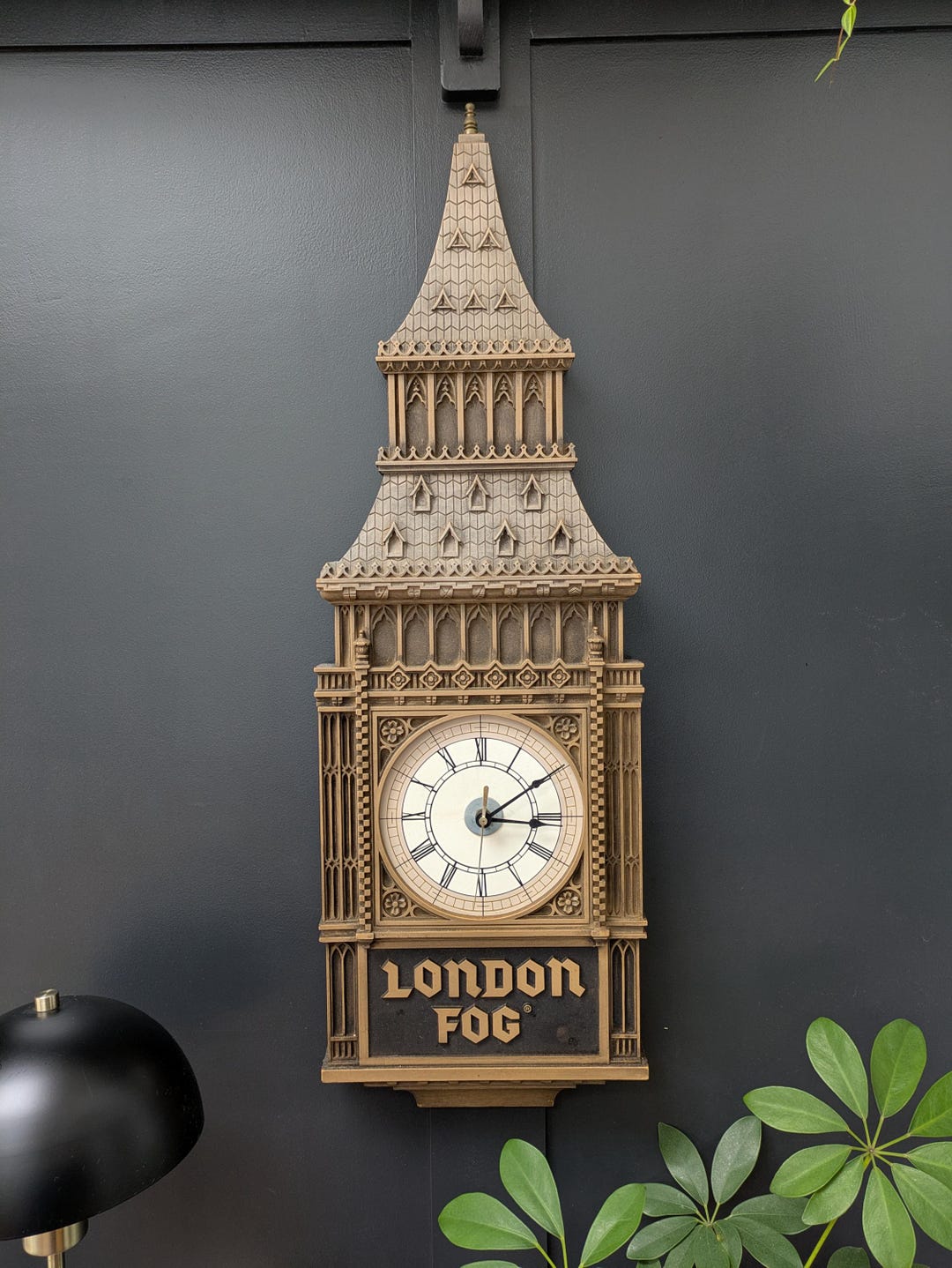 Vintage Big Ben London Fog Advertising Clock - Etsy