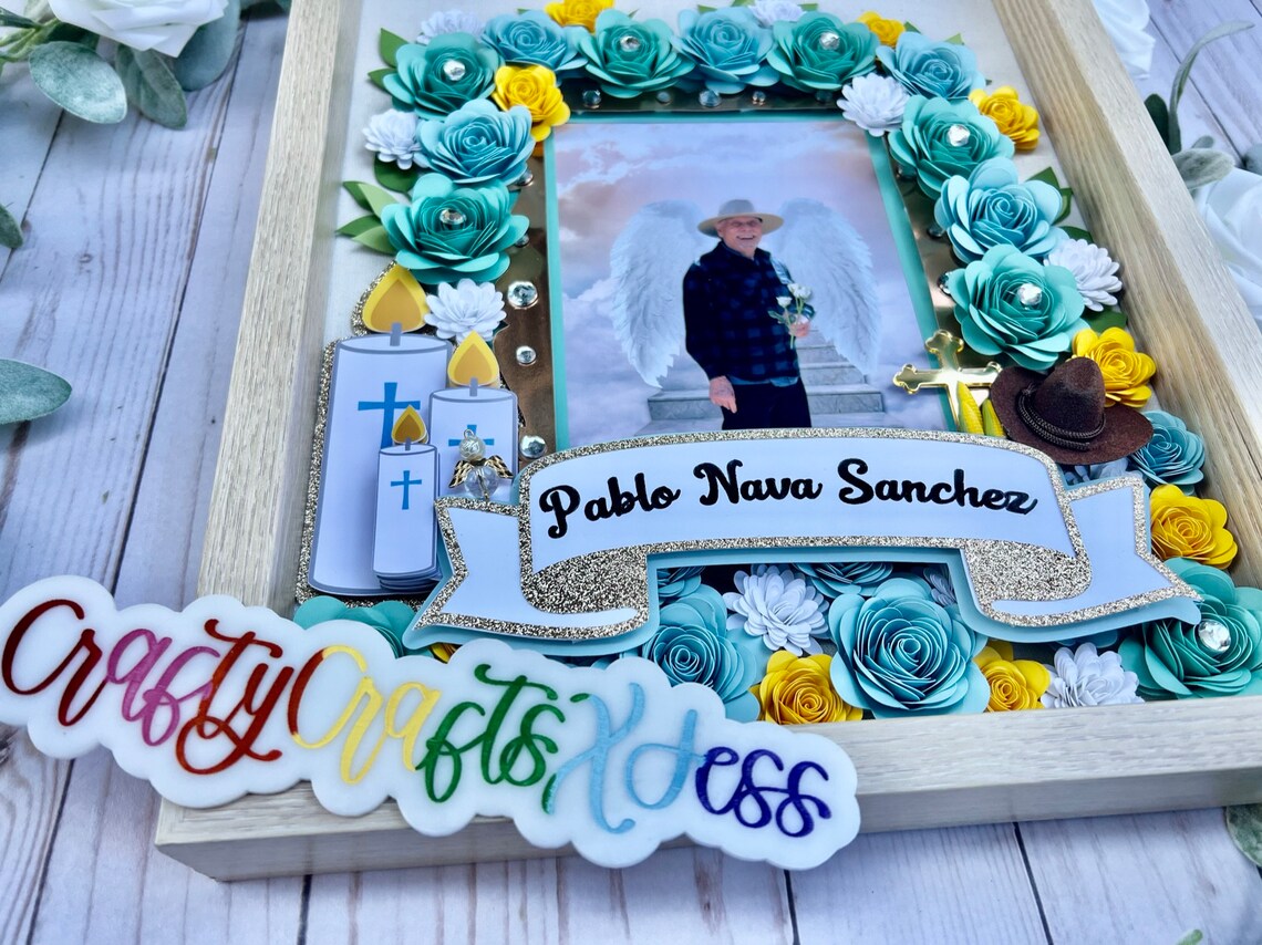 Memorial Shadow Box-lost Loved Ones-recuerdo De - Etsy